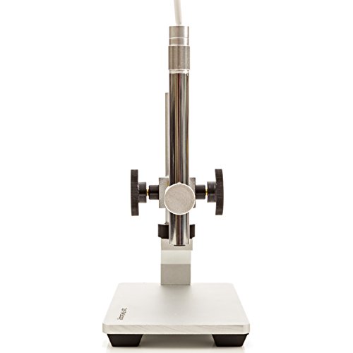 Opti-Tekscope Digital USB Microscope Camera- Advanced CMOS Sensor, True High Definition Macro 200x Zoom Imaging β1600 x 1200, Video, Superior Industrial Quality Base, 8 LED, Windows Mac Linux