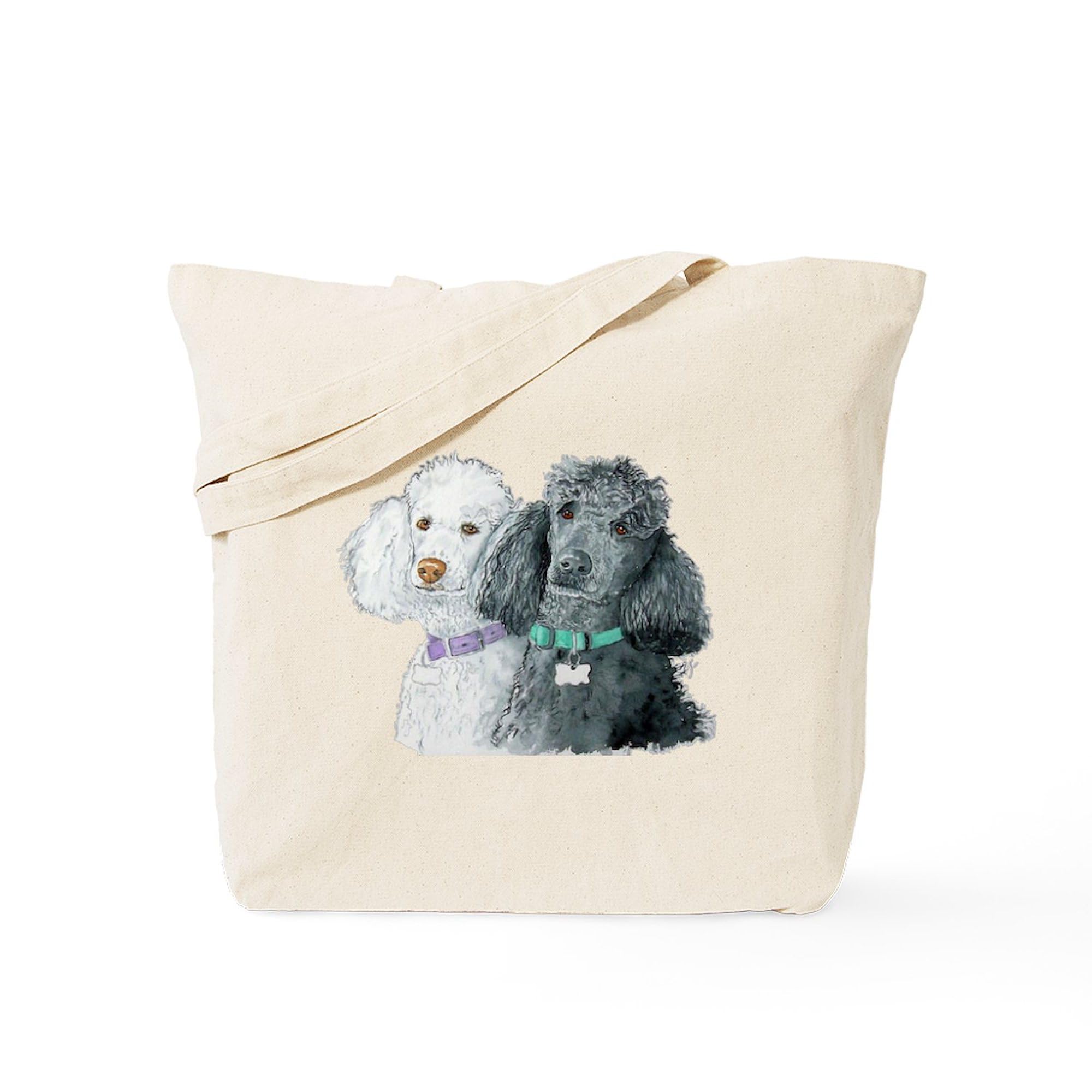 CafePress Two Poodles Tote Bag Canvas Tote Shopping Bag