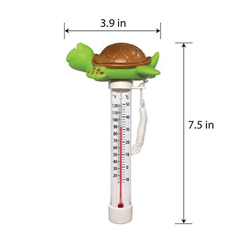 Chlorine Floater, Turtle Collapsible Floating Pool Dispenser Set,Fits 3" Chlorine Tablets,Release Adjustable for Indoor & Outdoor Swimming Pool Hot Tub SPA(2 Pack)