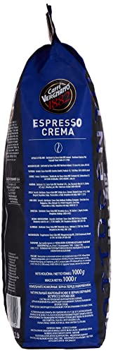 Caffe Vergnano Espresso Roast "Crema 800 Blend" Whole Bean Coffee | 2.2 Lb Bag (1 kilo) | Imported from Italy
