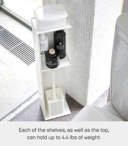 Yamazaki Organizer Home | Steel | Toilet Paper Stocker, One Size, White