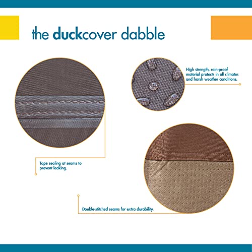 Duck Covers Ultimate Water-Resistant 84 Inch Round Patio Table & Chair Set Cover, Outdoor Table Cover