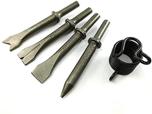 DP Dynamic Power Short Barrel Air Hammer Kit 4-Chisels D319115-SA