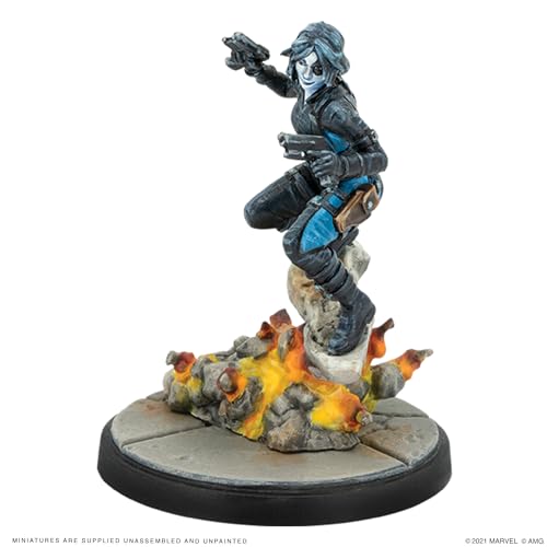 Marvel: Crisis Protocol Domino & Cable Character Pack - Unleash The Power of Two Extraordinary Mutants! Tabletop Superhero Game, Ages 14+, 2 Players, 90 Minute Playtime, Made by Atomic Mass Games