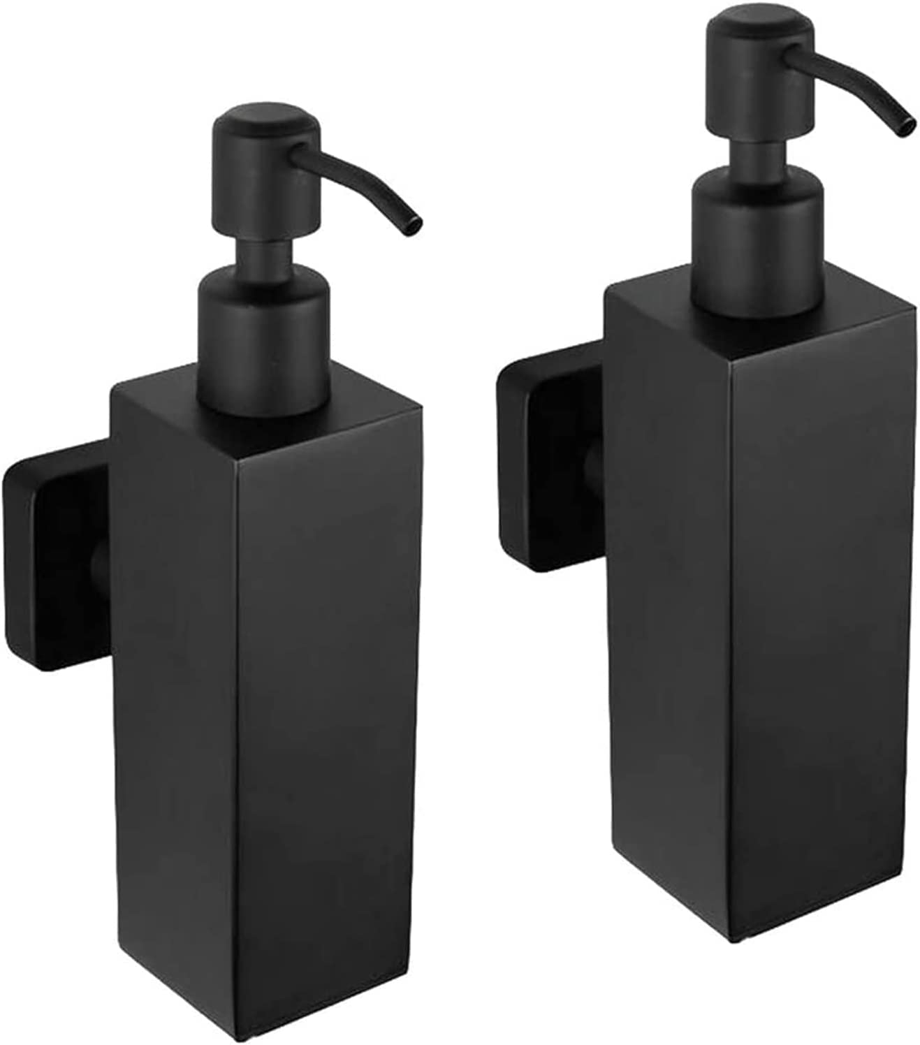 Bottles for Bathroom Toilet Kitchen 2 PCS 200ml Foaming Soap Dispensers Empty Stainless Steel Liquid Soap Pump Bottles for Soap Holder