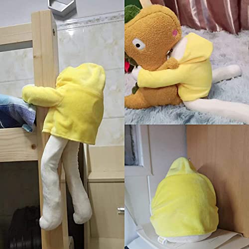 helegeSONG Plush Banana Man Toy Stuffed Doll with Magnet Funny Man Doll Decompression Toy Birthday,Multicolor
