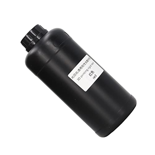 Curing Rigid Resin, Fast Speed High Accuracy 3D Printer Resin Easy to 1000ml for Industrial Parts(Red)