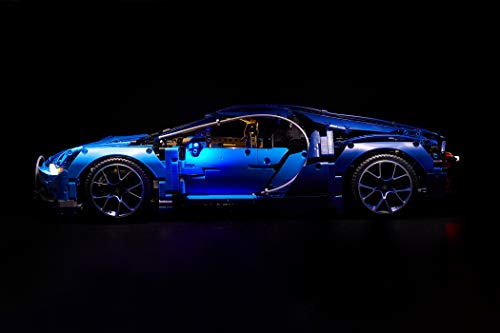 LED Lighting Kit for Lego Bugatti Chiron - 42083 (Lego Set NOT Included)
