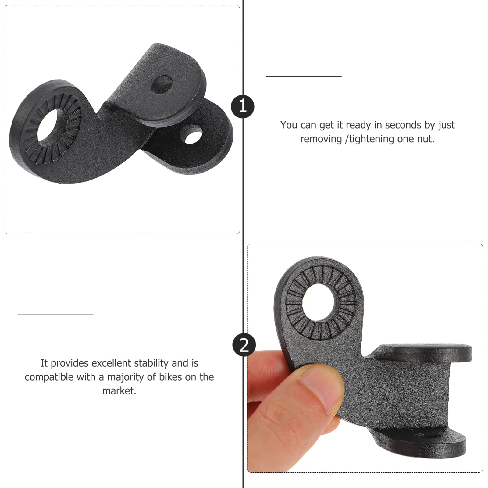 BESPORTBLE 2 Sets Bicycle Traction Head Coupler Pet Steel Baby