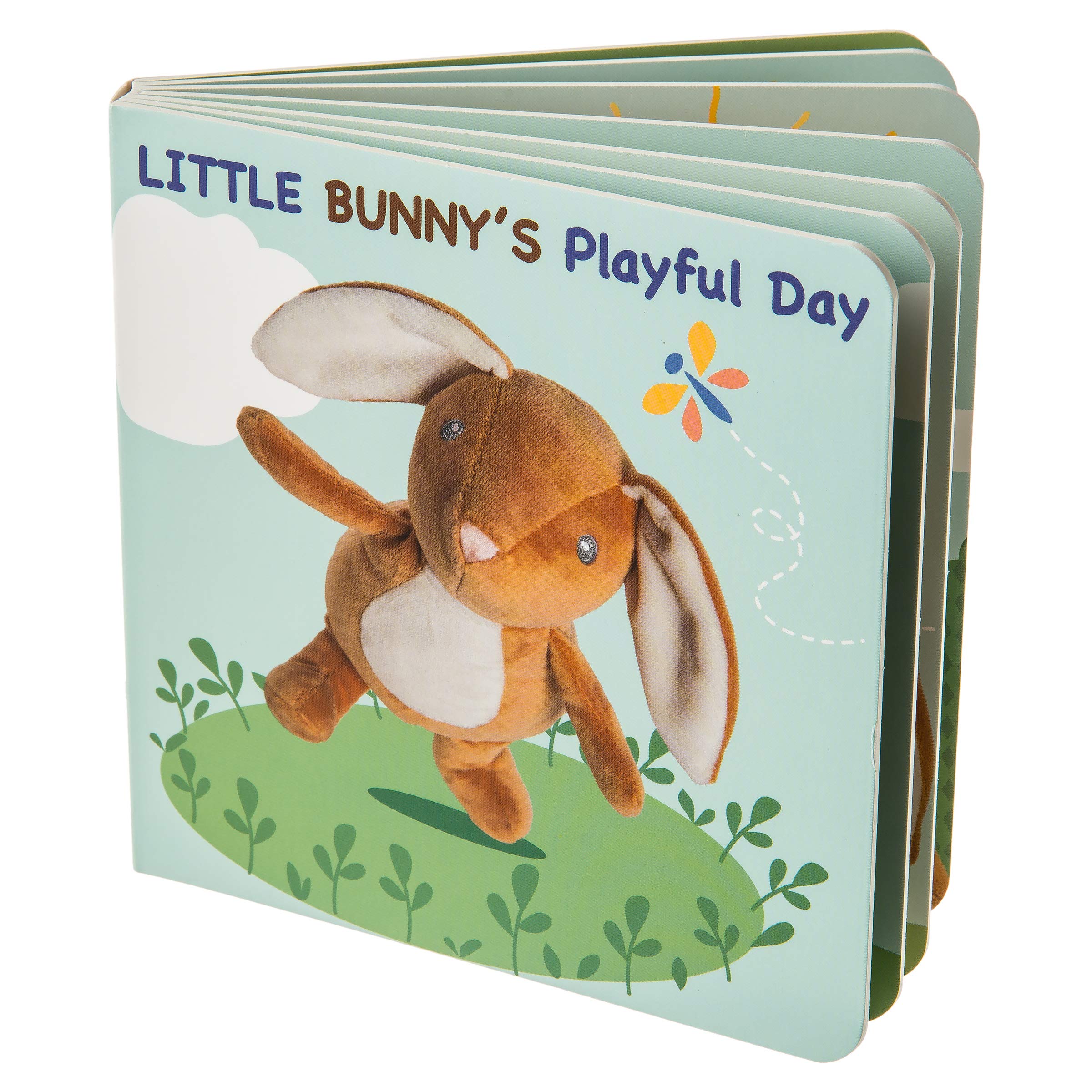 Mary Meyer Leika Baby Board Book 6 x 6 Inches, Little Raccoon