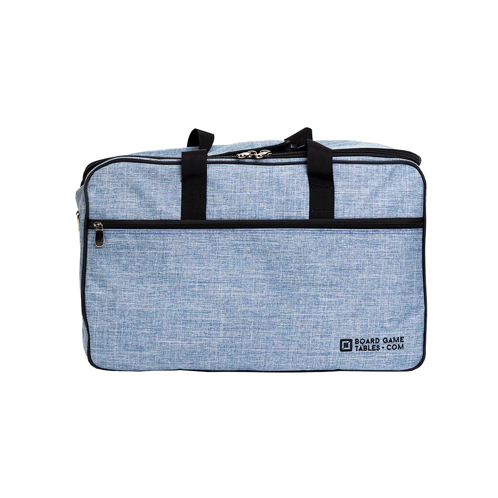 Board Game Bag - Allplay/BoardGameTables.com - [Backpack/Shoulder Strap/Luggage Slip] - Padded Board Game Carrier (Sky Blue)