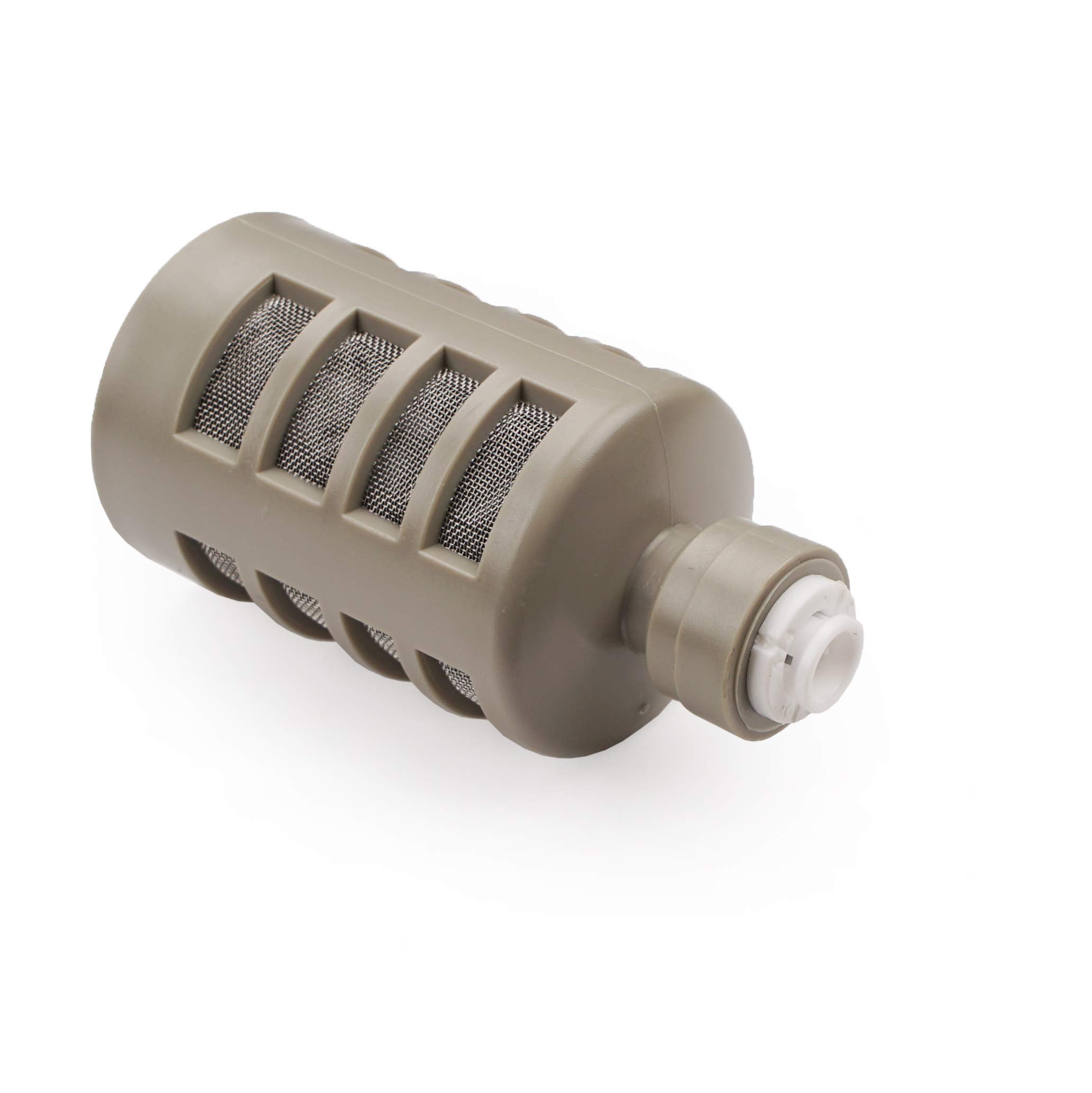 CHUNHUI Misting Cooling System Filter for 1/4" Water Tube Inlet Water,for Water Pumb Inlet,Stainless Steel Sediment Filter 80 Mesh Screen