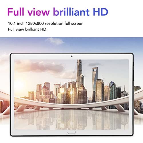 BUUA 10.1 Inch HD Tablet 2GB RAM 32GB ROM Dual SIM Dual Standby Tablet Multifunctional Large Capacity Memory for Learning and Entertainment (US Plug)