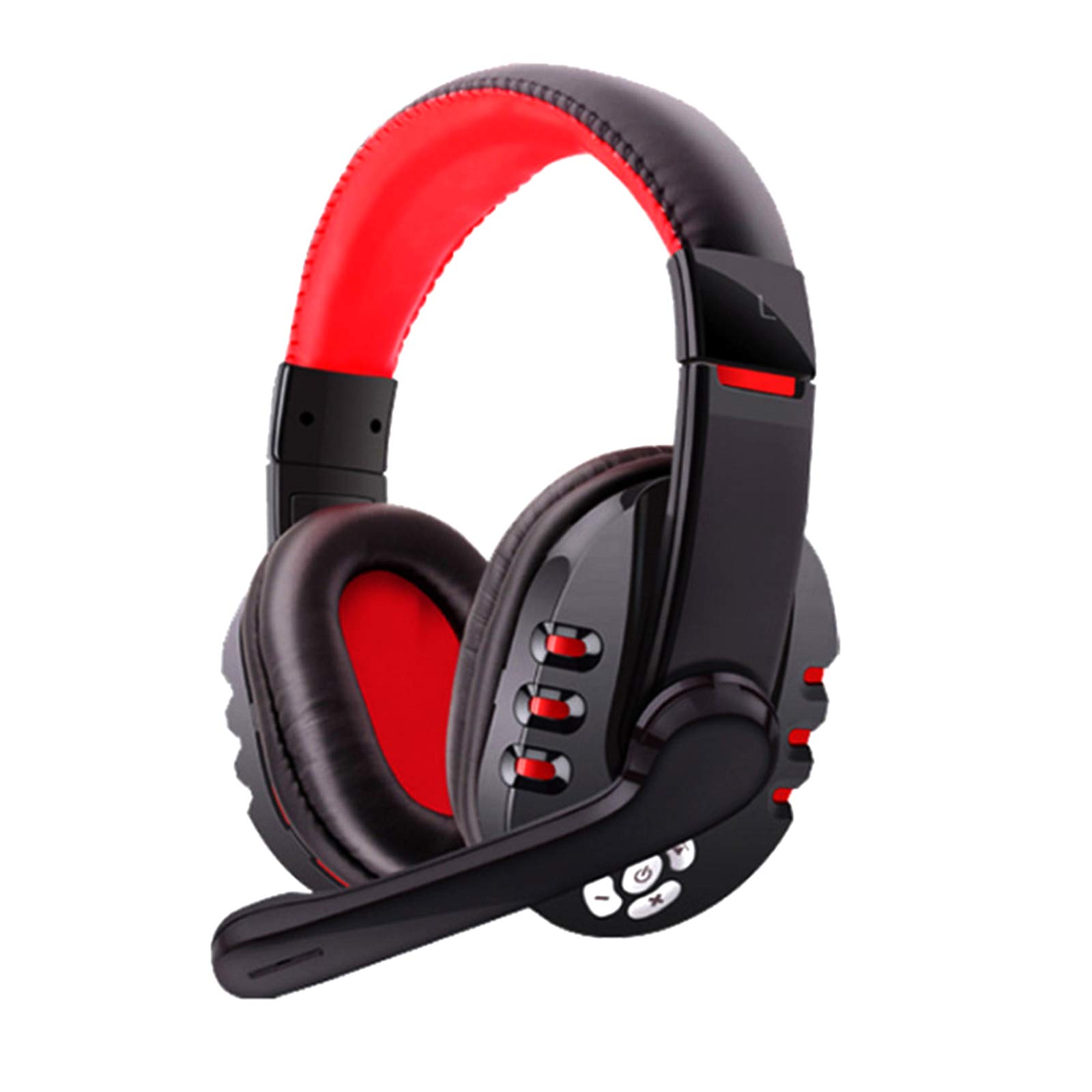 Bluetooth Headset V4.0 with Microphone Wireless PC Headphones CVC8.0 Noise Canceling On Ear for Computer Cell Phone, Call Center, Office Skype, Webinar,15 Hours Talk Time, Soft Earpad