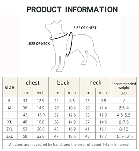 Duleylv Dog Winter Coat Thick Warm Dog Jacket Reflective Dog Sweaters Windproof Dog Clothes for Small Medium Large Dogs Comfortable Pet Apparel for Cold Weather,Yellow,2XL