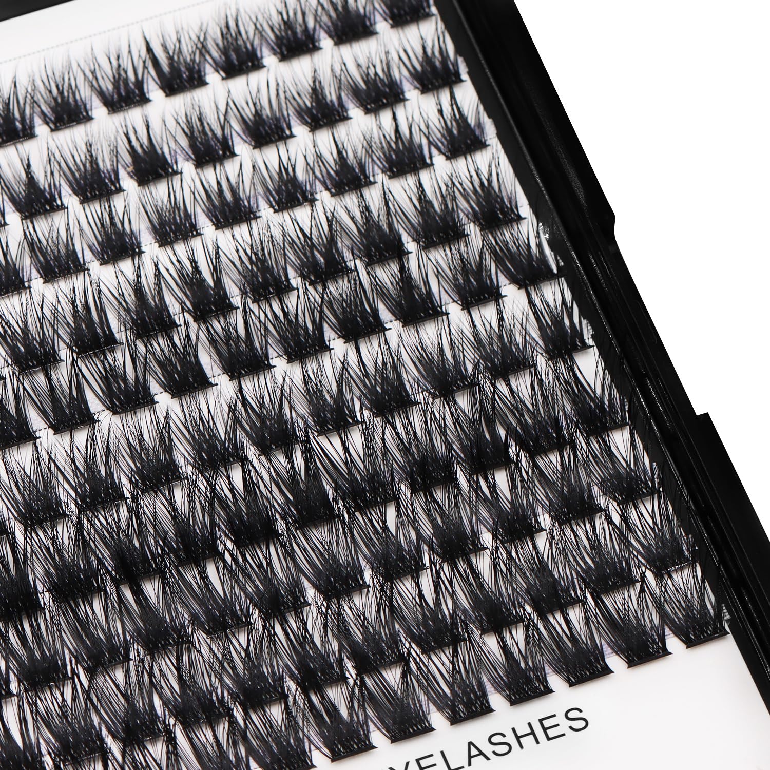 Bodermincer 120 Cluster 10-12-14mm/12-14-16mm/16-18-20mm Mixed Length Lash Cluster Eyelash Extension Natural 3D Russian Volume Faux 3D Effect Glue Bonded Cluster Eyelashes (M01# 12-14-16mm Mixed)