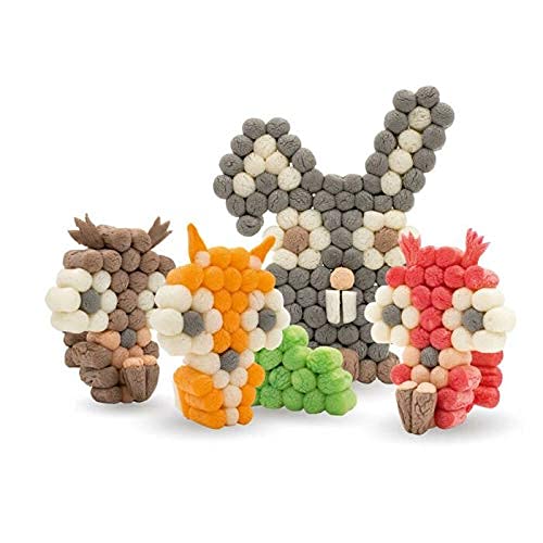 PlayMais BASIC My 1st Forest Animals starter craft kit for kids from 3 years I natural toy with 650 pieces I stimulates creativity & motor skills I gift for girls & boys I Made in Germany