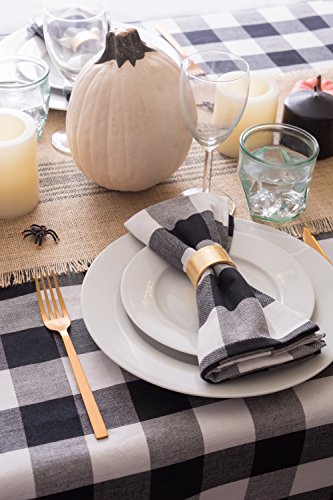 DII Basic Napkin Ring Collection Decorative, Gold, One Size, 6 Count