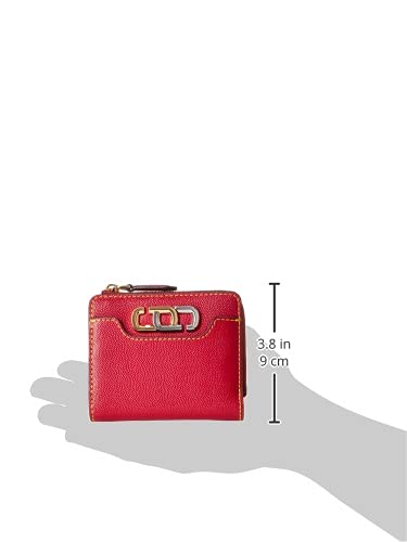 Marc Jacobs TheJLink M0017024 Women's Bi-Fold Wallet, Lipstick Red