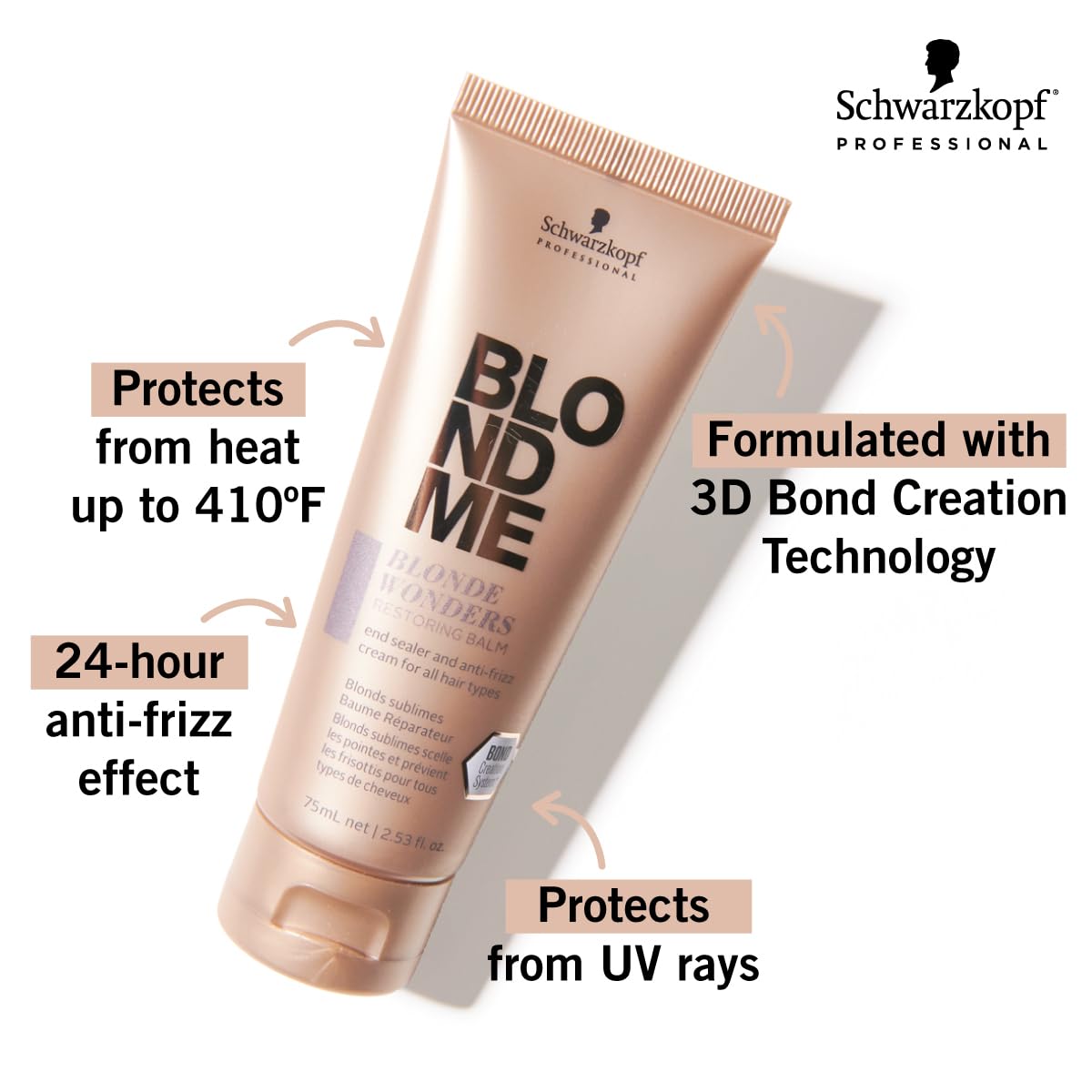 BLONDME Blonde Wonders Restoring Balm – Leave-In Split End and Anti-Frizz Treatment