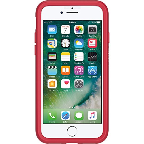 OTTERBOX SYMMETRY SERIES Case for iPhone SE (2nd gen - 2020) and iPhone 8/7 (NOT PLUS) - Retail Packaging - ROSSO CORSA (FLAME RED/RACE RED)