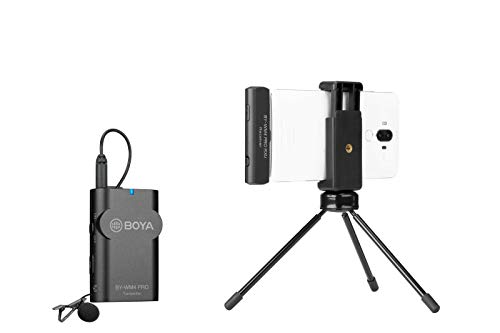 Boya 2.4G Wireless Microphone Kit for Type-C Devices 1+1, Black, (BY-WM4PRO-K5)