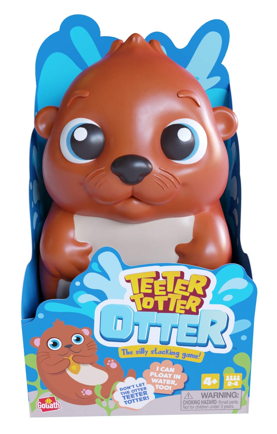 Goliath Teeter Totter Otter Game - Silly Stacking Floating Balance Game - Kids Games, 2-4 Players, Ages 4+
