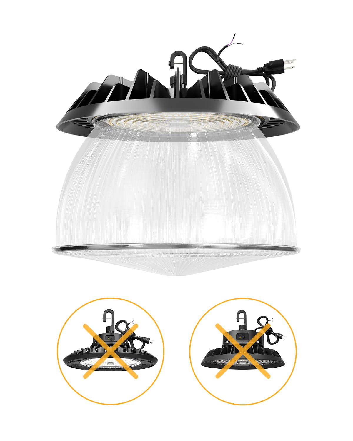 JC-LGL 90 Degree PC Reflector H2108 150W