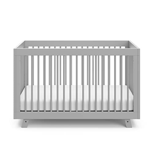 Storkcraft Beckham 3-in-1 Convertible Crib - Pebble Gray
