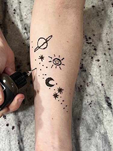 Body makeup Paste Bottle - For Hair and Body, Temporary Tattoos and Faux Freckles