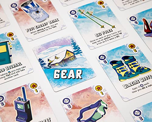 Skull Canyon Ski Fest Board Game - Race Down the Slopes and Conquer the Mountain! Strategy Game for Kids and Adults, Ages 14+, 2-4 Players, 45-90 MInute Playtime, Made by Pandasaurus Games