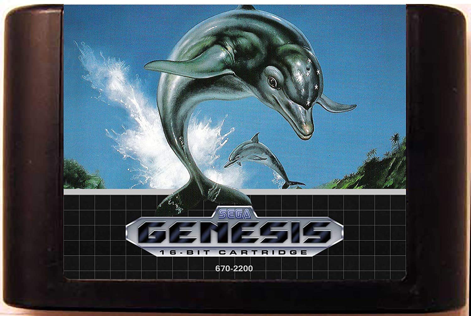 Ecco the Dolphin (Sega Genesis) - Reproduction VIdeo Game Cartridge