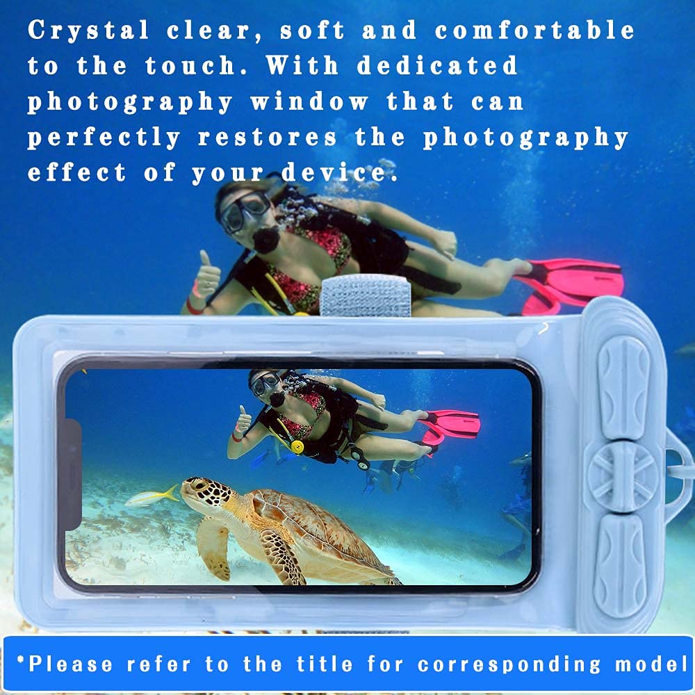 Puccy Case Cover, Compatible with LG G3 Beat LG-D722 Waterproof Pouch Dry Bag (Not Screen Protector Film) New Version Blue