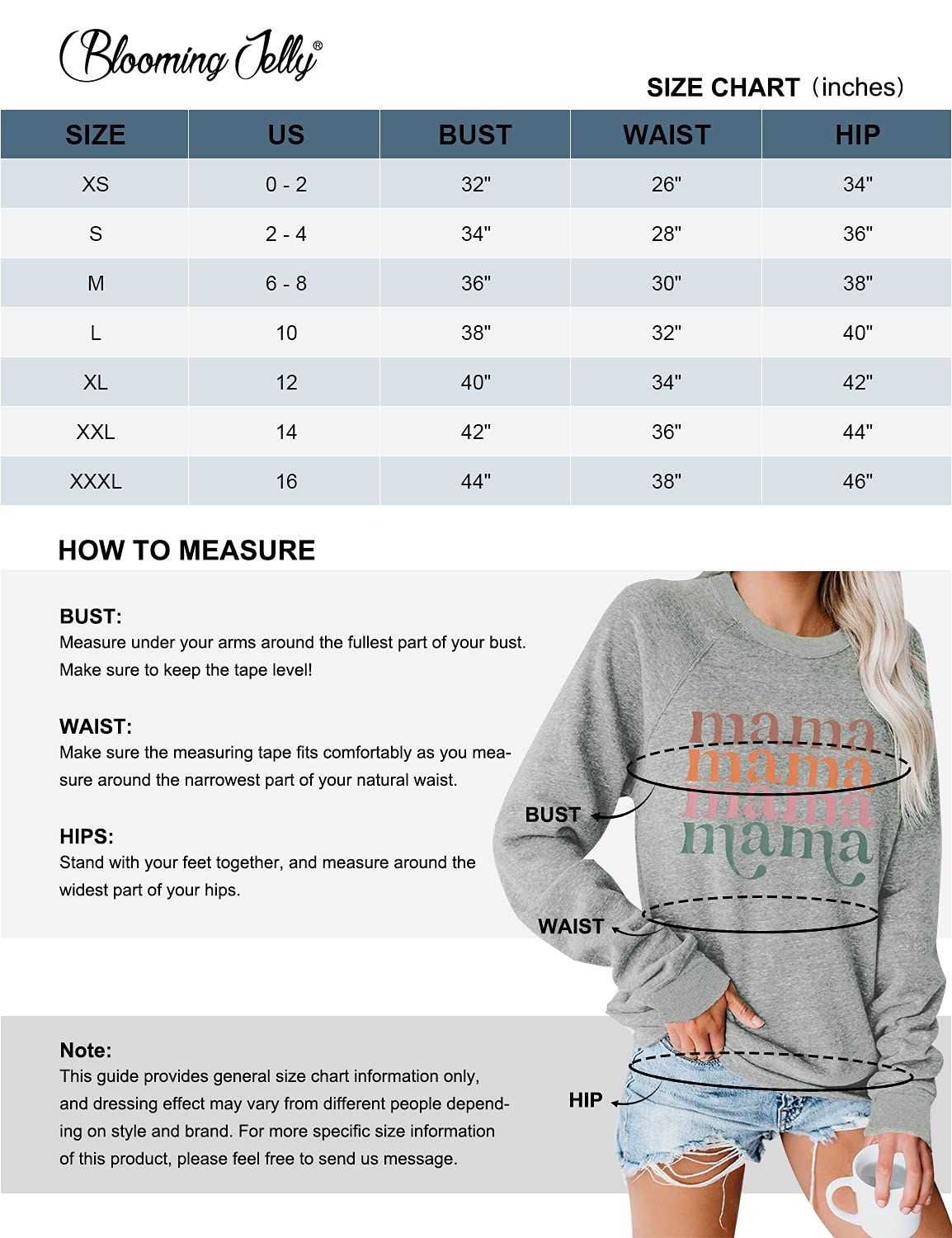 Blooming Jelly Women's Fall Oversized Mama Sweatshirt Crewneck Long Sleeve Tops Casual Letter Print Cute Shirts Pullover Top（Large,Grey