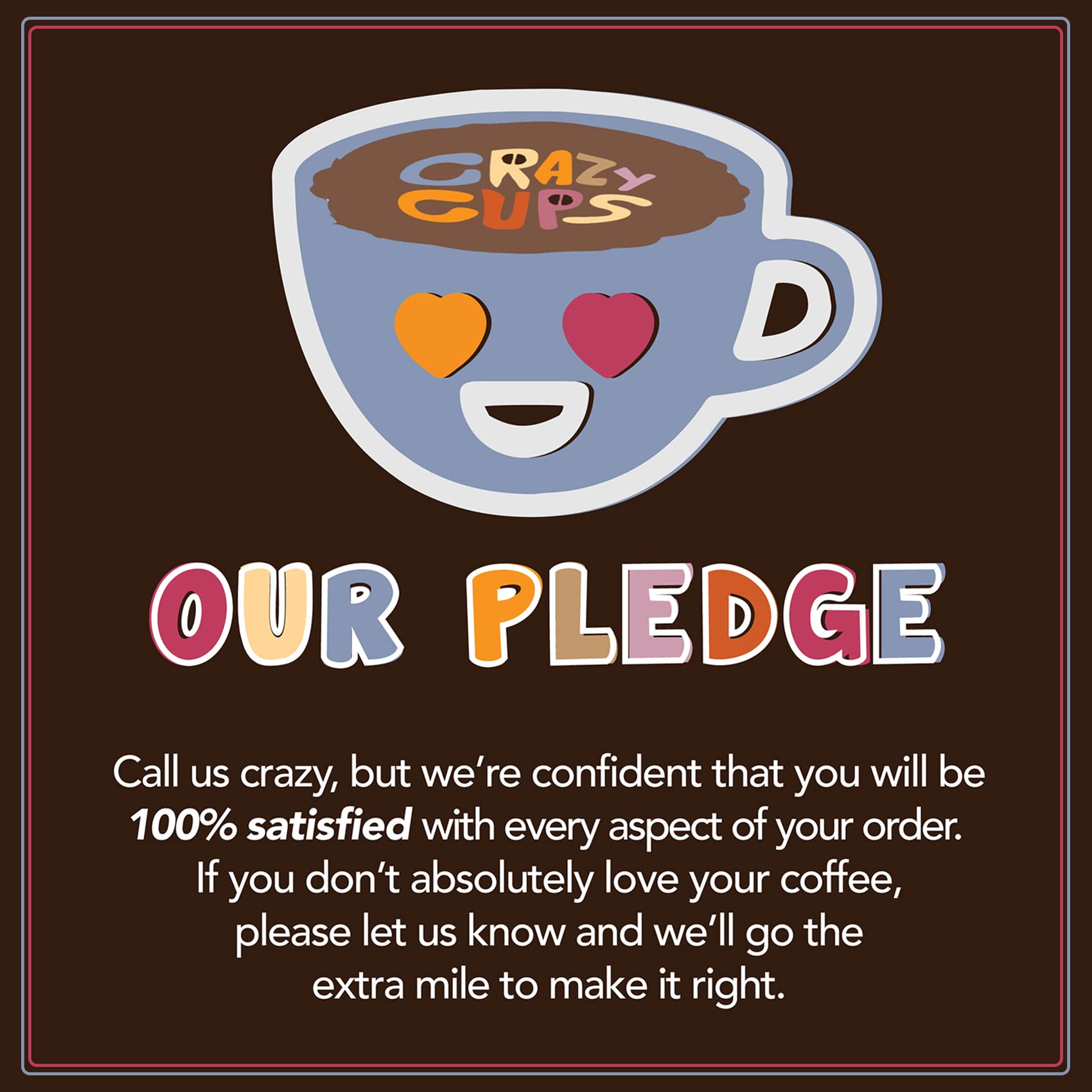 Crazy Cups Flavored Coffee Pods Variety Pack, Medium Roast, Single Serve in Recyclable for Keurig K cups Machines, 50 Count