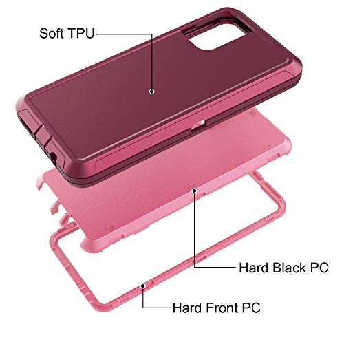 Bnuoda Galaxy A71 5G Case, Heavy Duty Shockproof Cover Full-Body Armor Protective Defender Case for Samsung Galaxy A71 5G US Version NOT Compatible with The UW Version and International Version