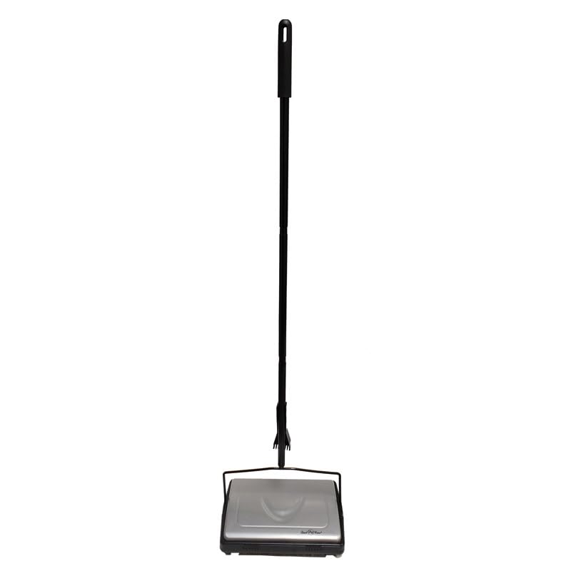 Dust Care DC 12985 11" Cleaning Path Commercial Grade Carpet Sweeper – Non-Electric, Triple-Brush System, Clean Out Comb on Board – Ideal for Efficient Cleaning of Carpets and Floors