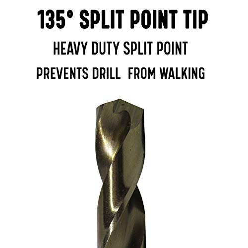 Drill America 3/16" x 6" Cobalt Aircraft Extension Drill Bit, GLBCO Series