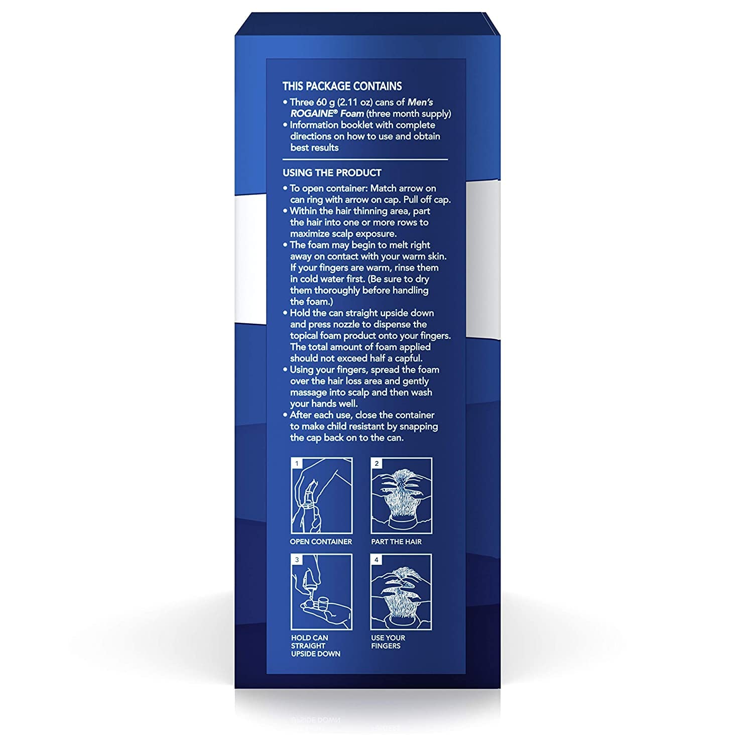 Rogaine Mens Foam Triple Pack