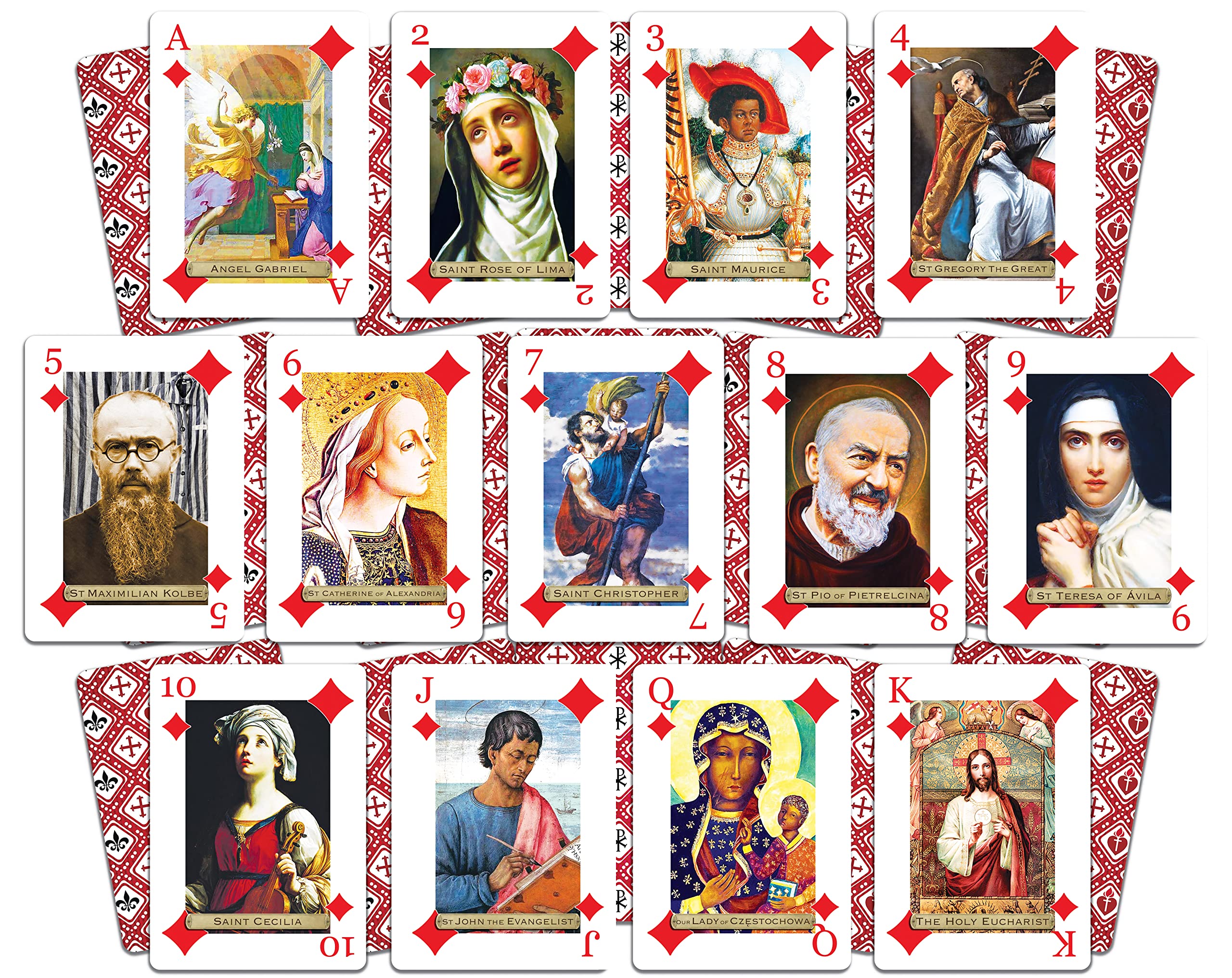 Holy Playing Cards: Saints Edition | Premium Card Deck Featuring The Saints