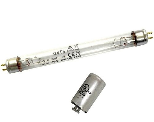 UV LAMP AND STARTER FOR FRESH AIR BY ECOQUEST PURIFIER BY V.S.L.A.