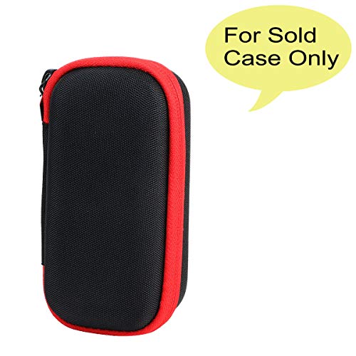 co2CREA Hard Travel Case Replacement for Bosch GLM 50 C/GLM 40 / GLM 165-10 / GLM 165-40 Enabled 165β Distance Measure (Black Case + Inside Blue + Red Zipper)