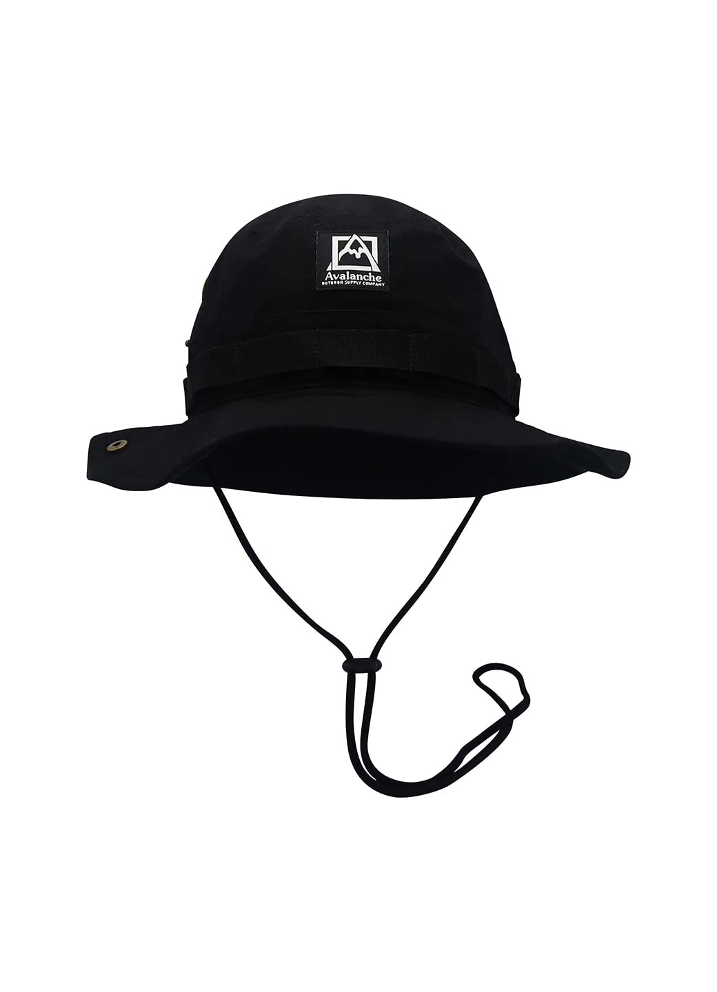 Avalanche Bucket Hat Foldable Fishing Boonie Hat with Neck Flap Neck Shield Khaki