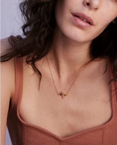 Bryan Anthonys There in a Heartbeat 14k Gold Necklace for Women, Pendant, Adjustable Length