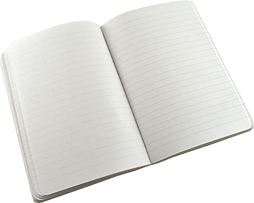 Zequenz Classic 360 Signature Series, Size: A6 Small, Color: Black, Paper: Ruled, Soft Bound Journal, soft cover Notebook, Small, 4" x 5.5", 200 sheets / 400 pages, Ruled, Lined premium paper