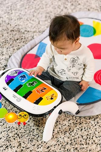 Baby Einstein 4-in-1 Kickin' Tunes Music and Language Play Gym and Piano Tummy Time Activity Mat