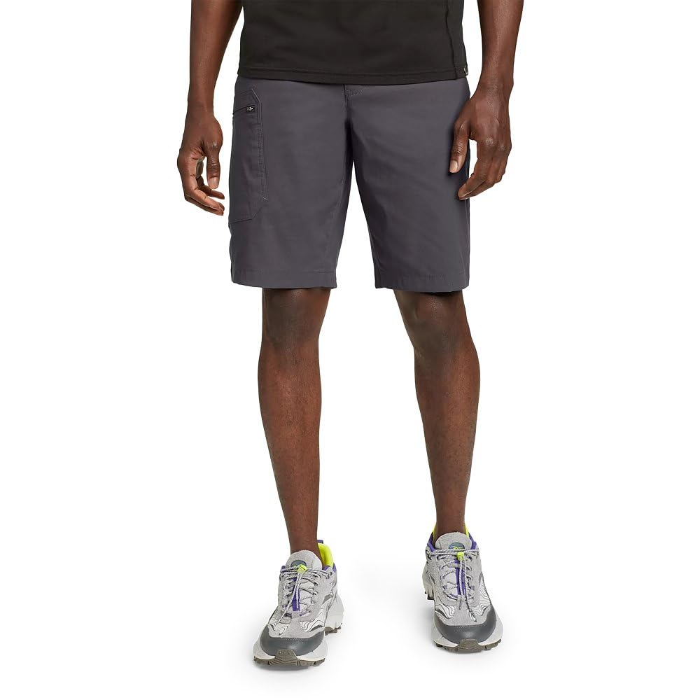 Eddie Bauer Men's Rainier Shorts, Dark Smoke, 34