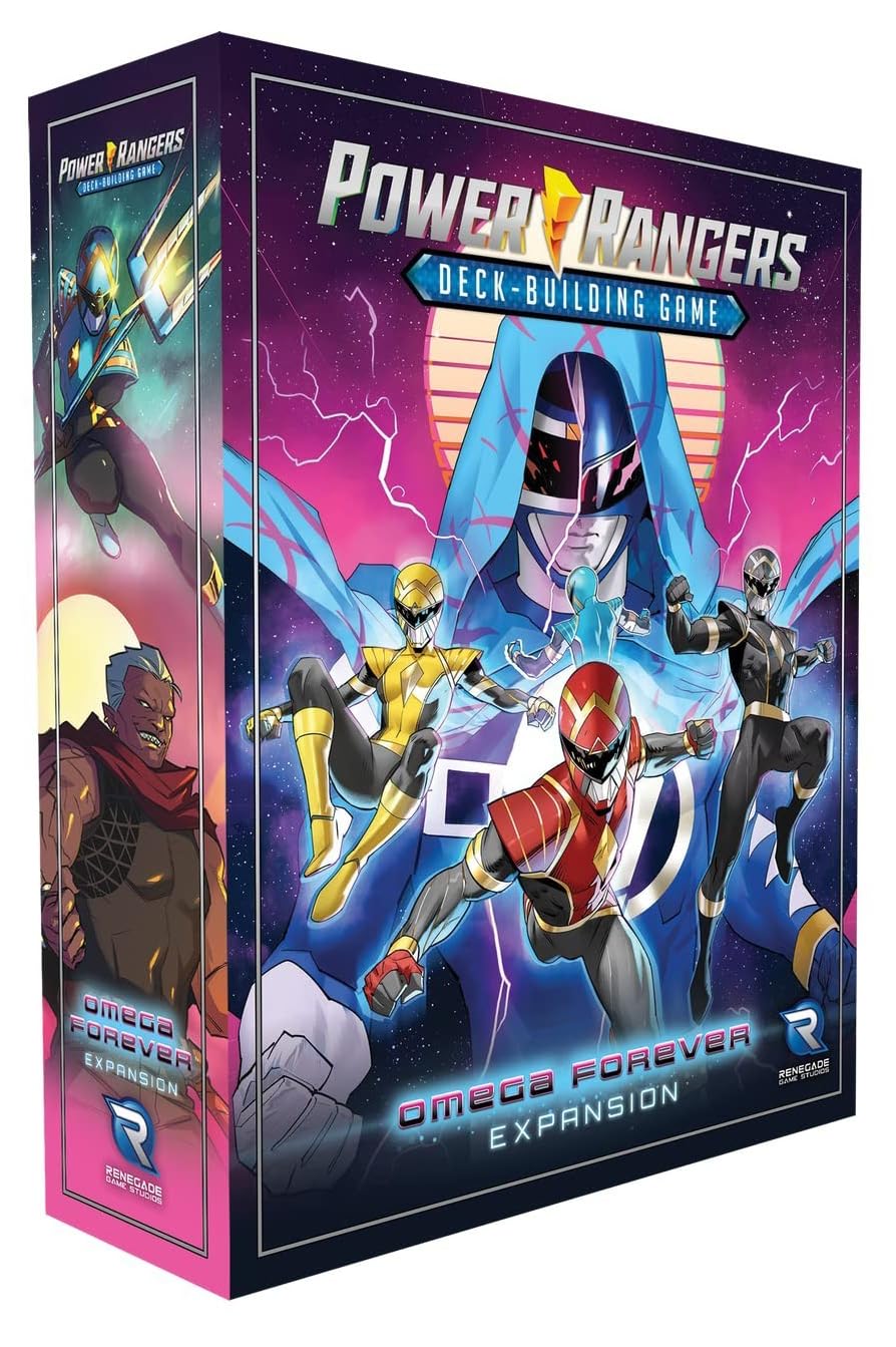 Renegade Game Studios Power Rangers Deck-Building Game: Omega Forever Expansion - Explansion to Power Rangers Deck-Building Game Core Set. Ages 14+, 2-4 Players, 30-70 Min,Multi