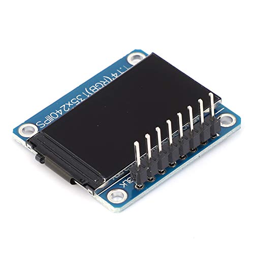 BOLORAMO LCD Screen Module, ST7789 28 x 31.4mm LCD Display Screen Module 4-Wire SPI Interface 1.14 Inches 8P 135x240 with Header Connector DIY Circuit