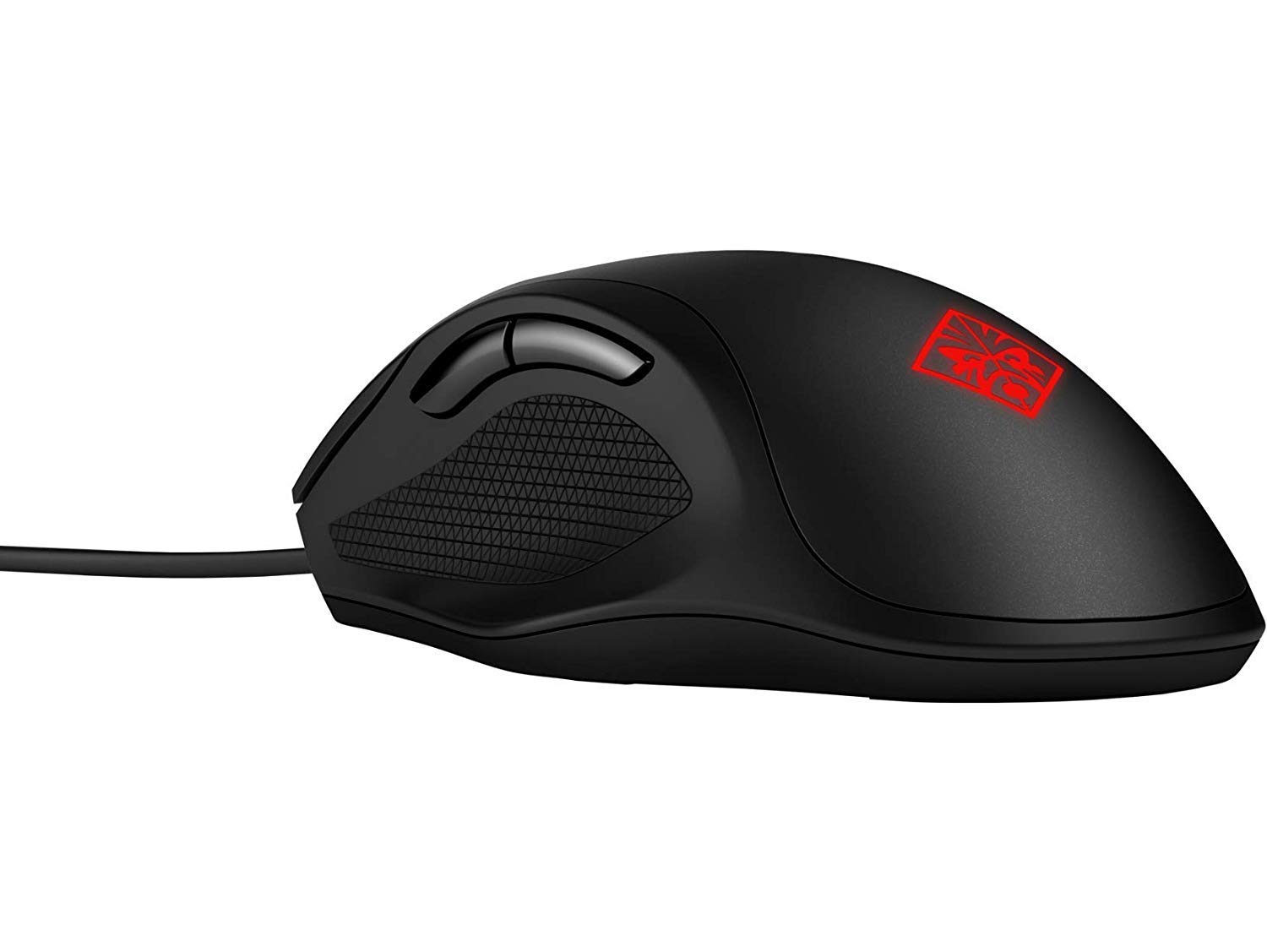 HP Omen 400 Wired USB Gaming Mouse, Optimized Mechanical Switches, Quick Adjust 1600-5000 DPI Optical Sensor, Sniper Mode 400 DPI, RGB LED, Customizable Buttons